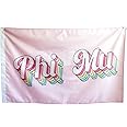 Amazon.com : Phi Mu - Sorority Letter Flag (Retro Design) : Patio, Lawn ...