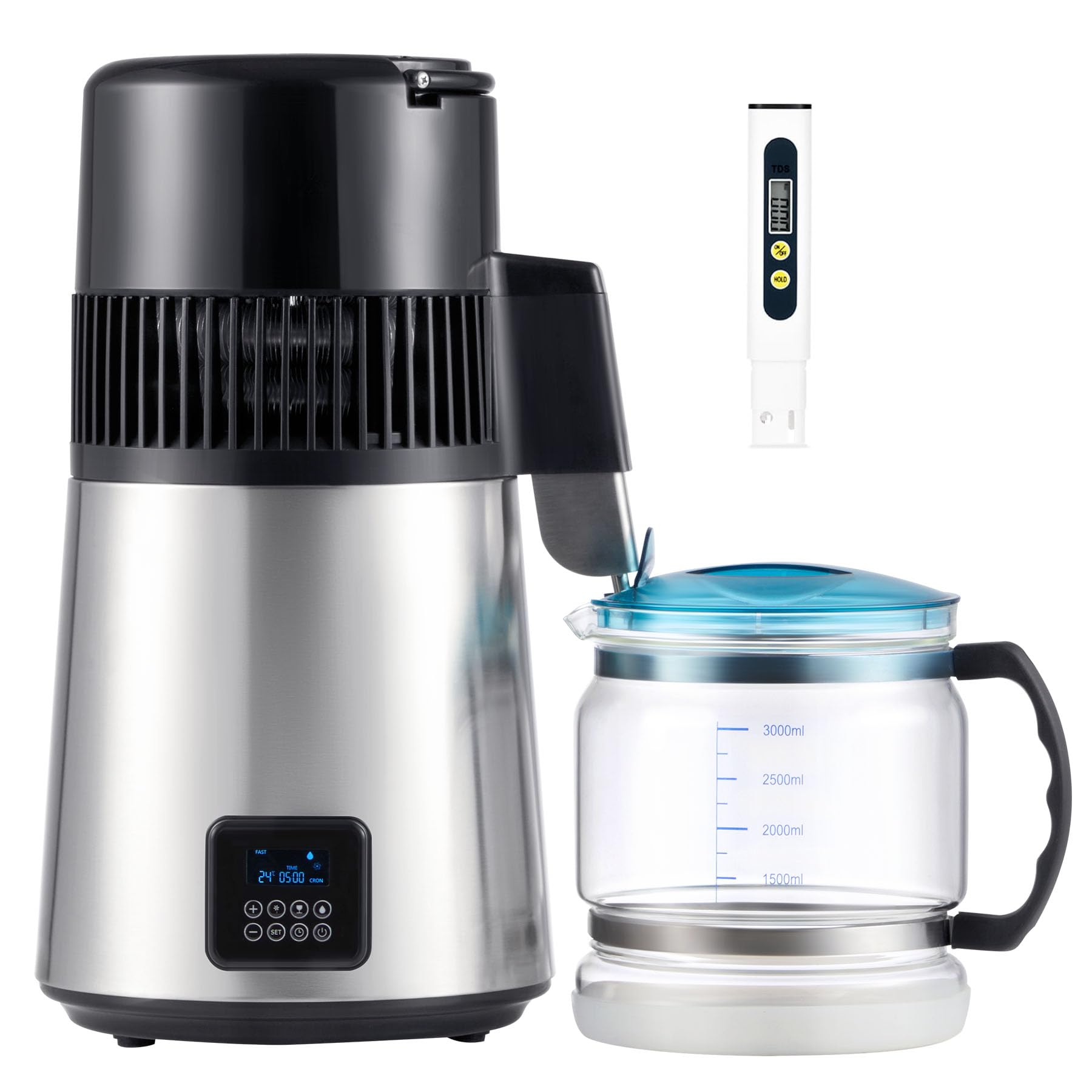 CO-Z Water Distiller for Home, 1350W 4L Distilled Water Machine for ...