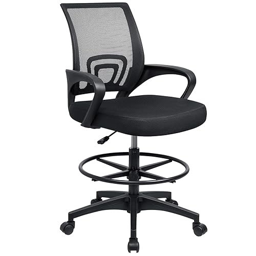 Furmax Drafting Chair Tall Office Chair with Ergonomic Back Drafting ...
