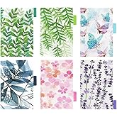 Amazon.com : Chris.W Plastic Binder Index Dividers, 6-Tab, Assorted Designs, Match for Standard ...