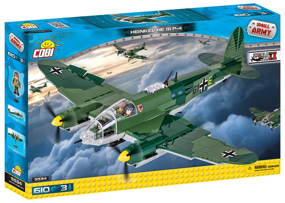 Buy COBI Small Army Heinkel He 111 Plane Building Kit Online at ...