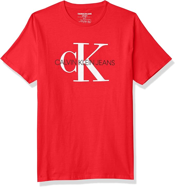 Calvin Klein Playera de Cuello Redondo con Logotipo CK clásico Camiseta ...