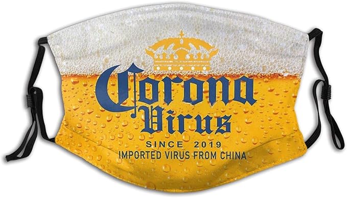 Corona Beer Adult Dust Masks Replaceable Filter Full Face Mask ...