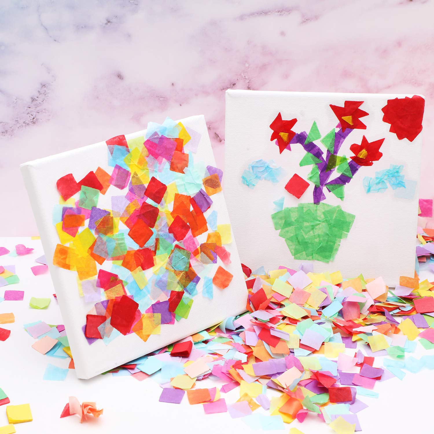 2500 Pieces Tissue Paper Squares Colorful Confetti 1 Inch Tissue 2500-pieces-tissue-paper-squares-colorful-confetti-1-inch-tissue