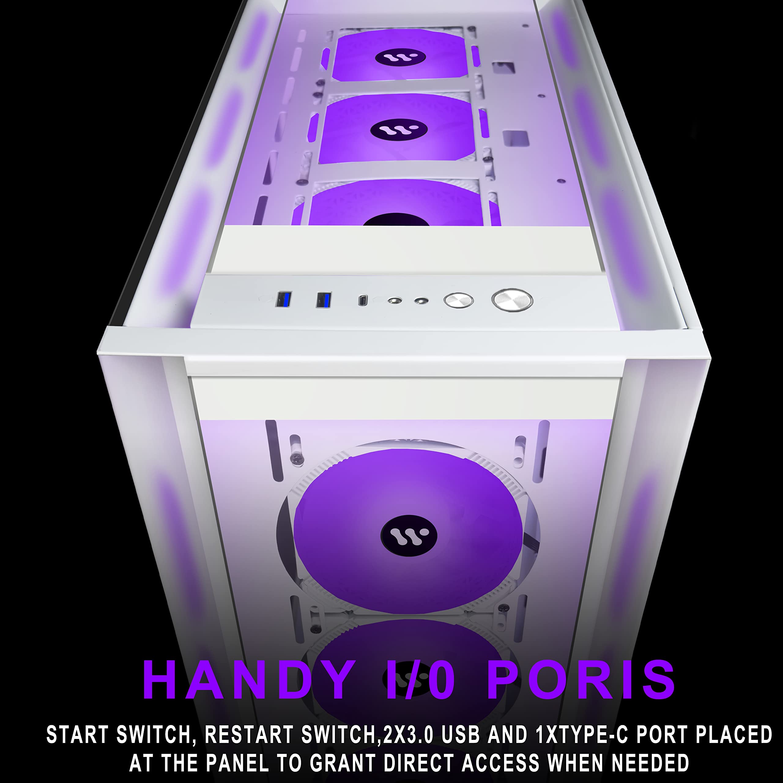 Mua KEDIERS Mech PC Case - ATX Tower Gaming Computer Case with Tempered ...