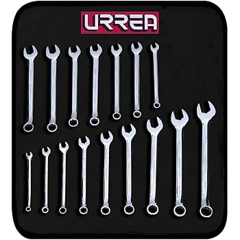 Urrea 1200DHM Juego de 13 Llaves Combinadas Métricas, 6 Puntas: Amazon.com.mx: Herramientas y ...