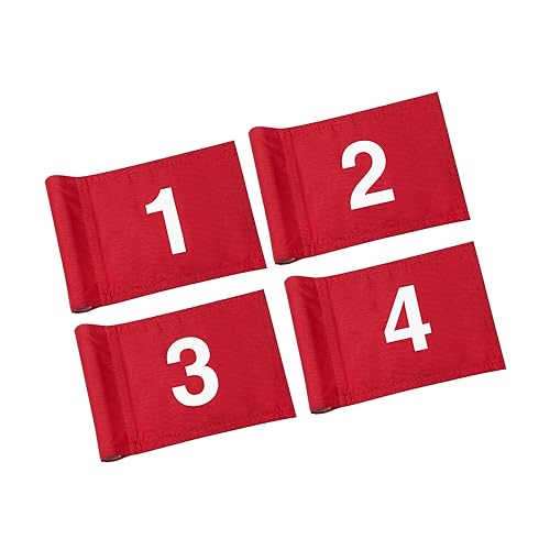 KINGTOP Numbered Golf Flag 8x6 Inch – Upgraded Double Layer 420D Nylon ...