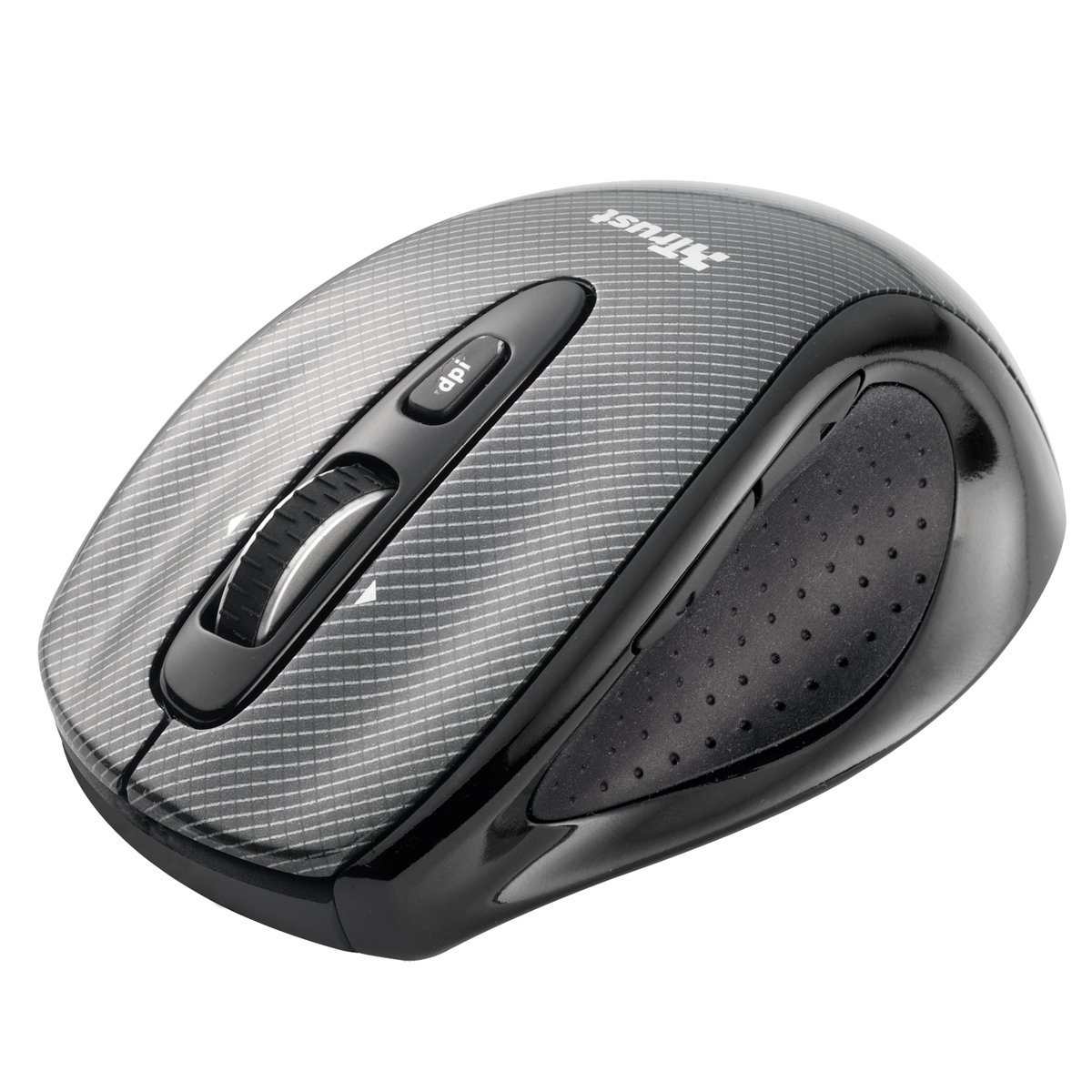 TRUST 15867 Wireless Laser Mini Mouse - Carbon Edition MI-7760Cp ...