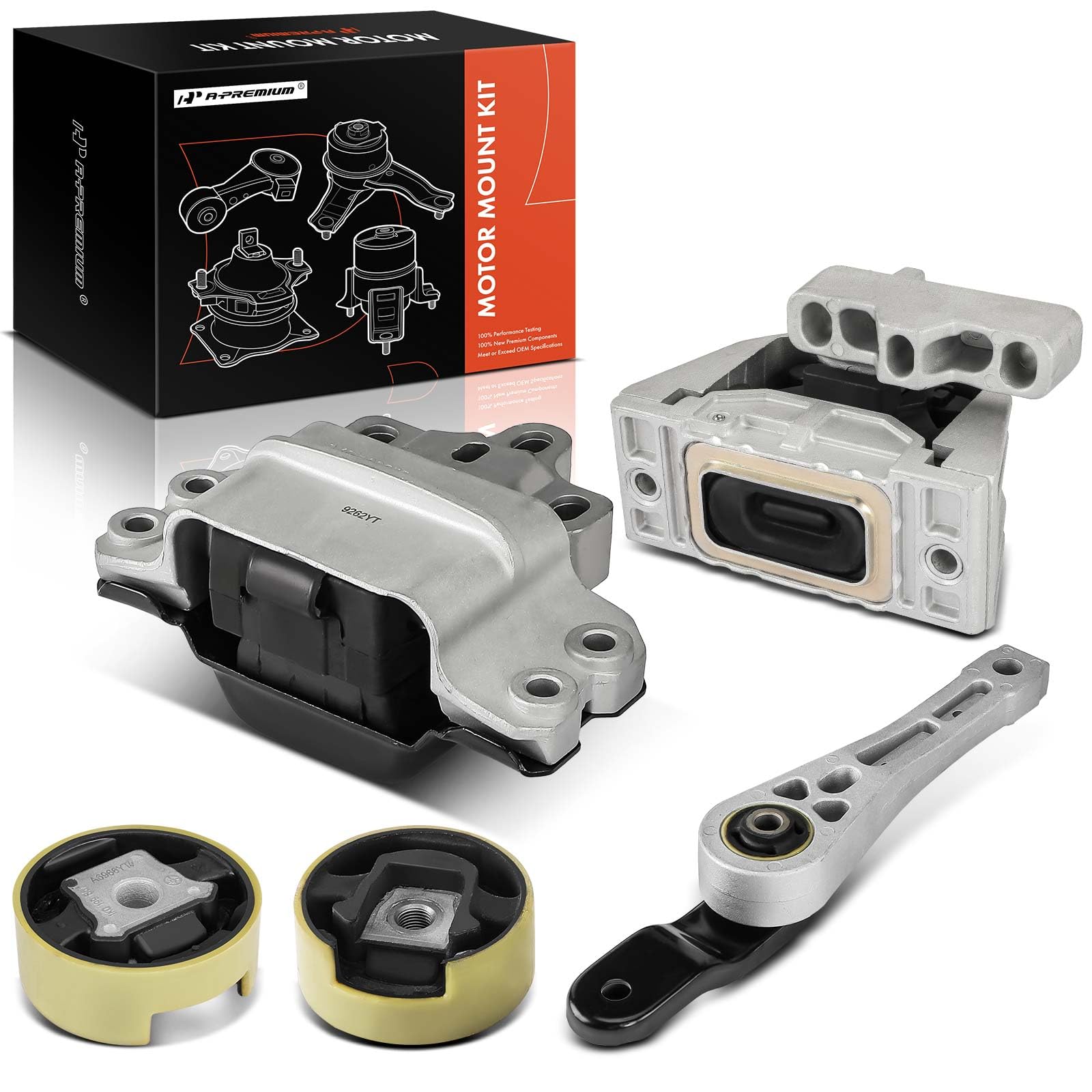 A-Premium 5PCS Engine Motor Mount and Transmission Mount and Torque ...