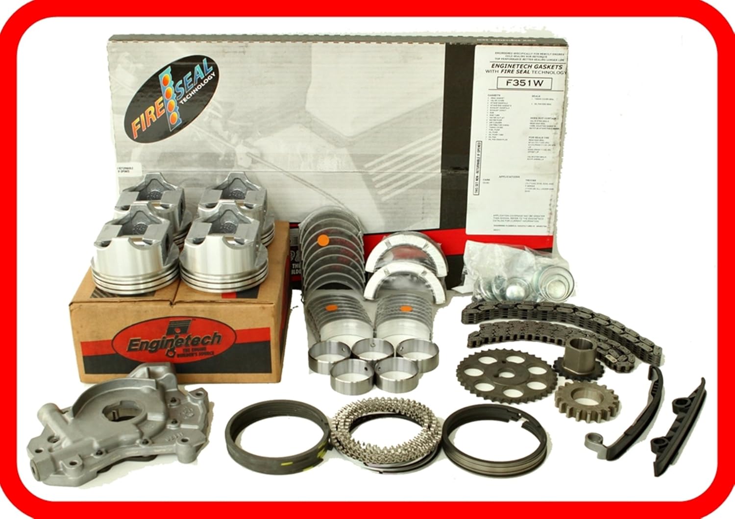 Amazon.com: Engine Rebuild Overhaul Kit FITS: 1998-1999 Toyota ...