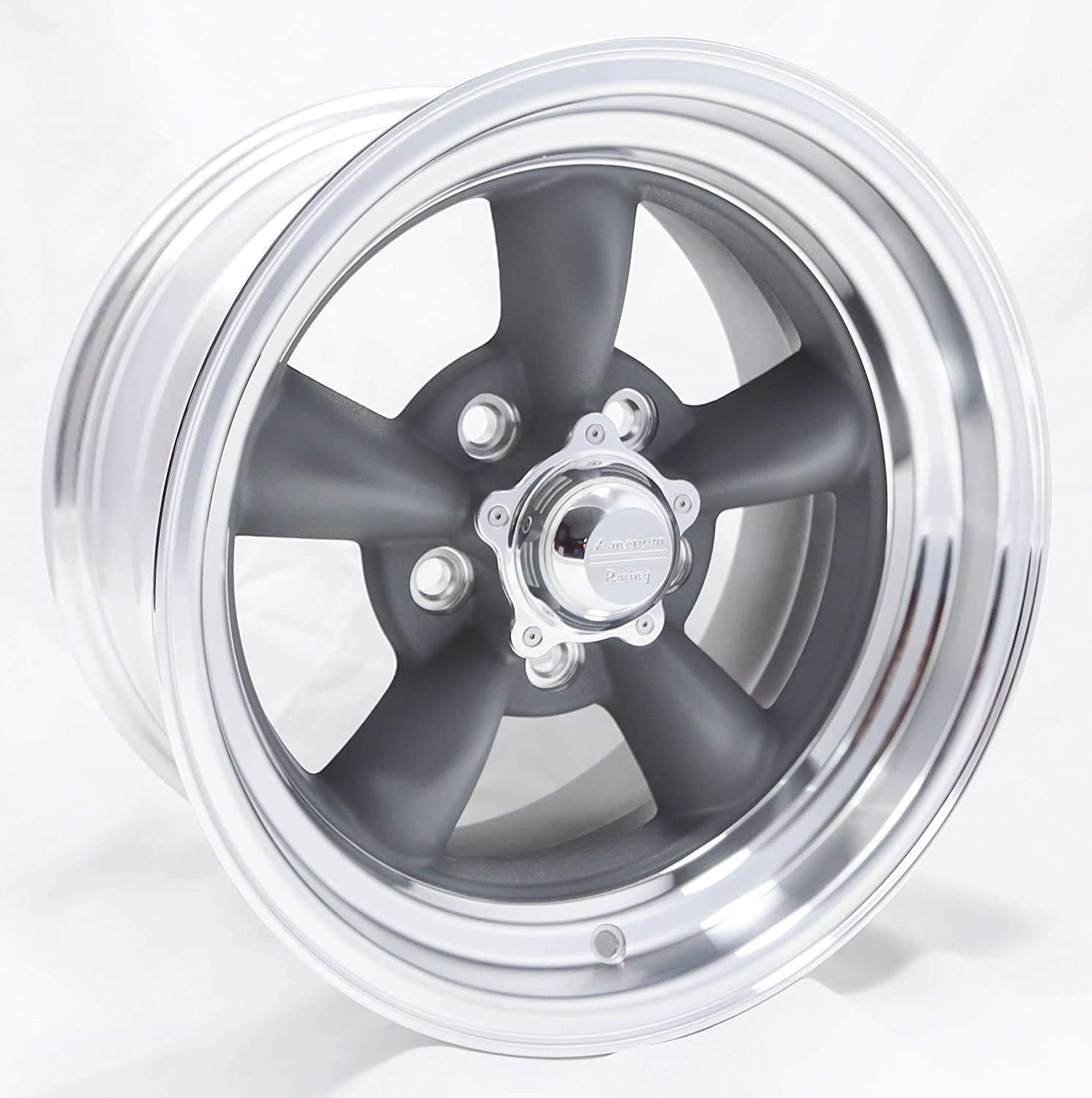 Amazon.com: 15x10" AMERICAN RACING VN215 GRAY TORQ THRUST II WHEEL RIM ...