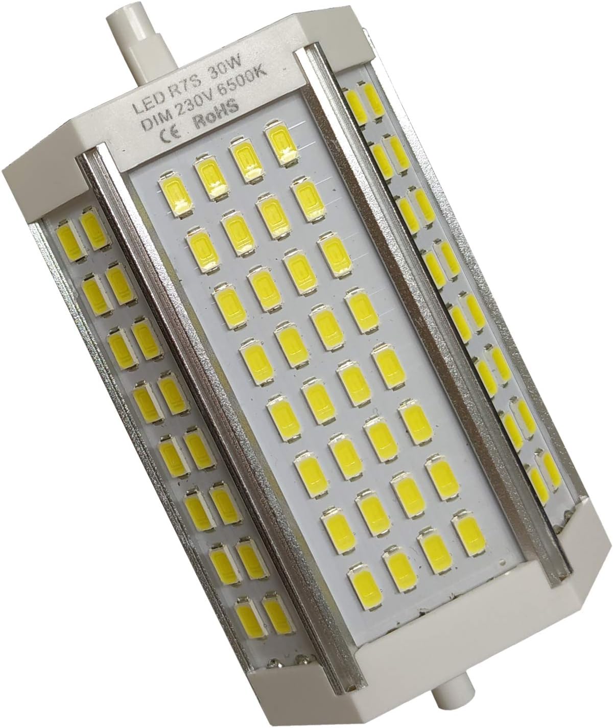 R7s LED 118mm 30w Led Dimmable, 3000 Real Lumens. Replacement of 300W ...