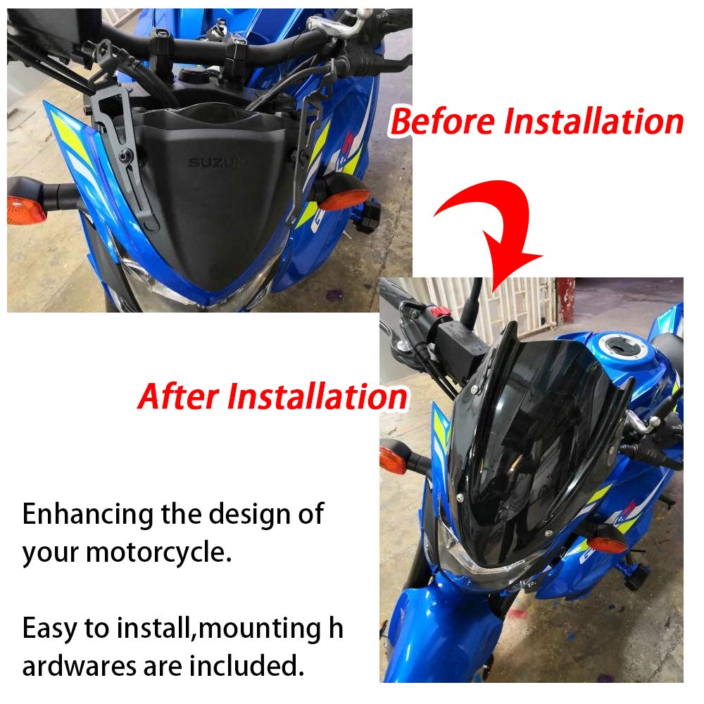Mua Motorcycle Windshield for GSX-S750 Windscreen Front Fairing Wind ...