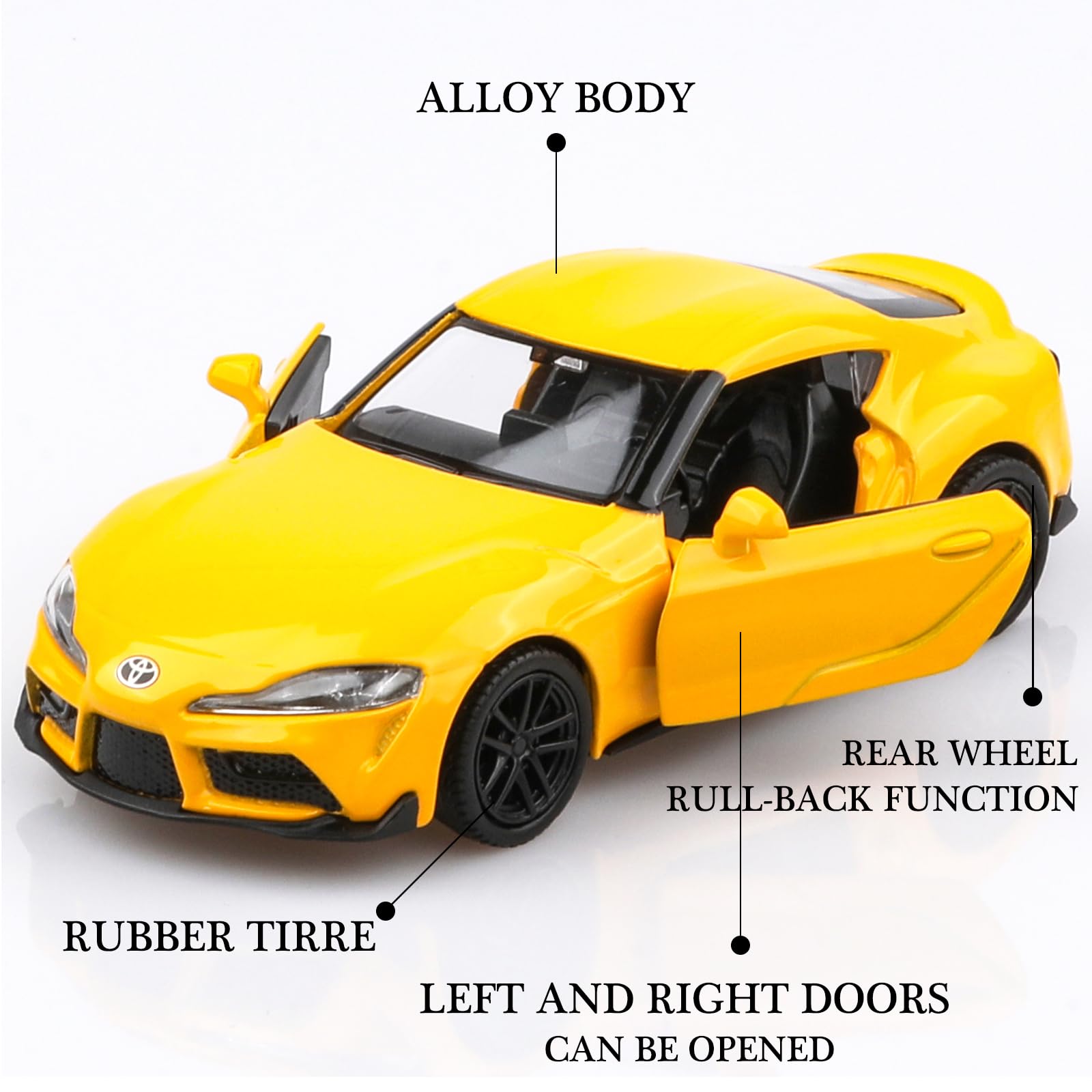 Mua TOKAXI 1/36 Scale Toyota Supra Toy Car,Toyota Supra Diecast Car ...