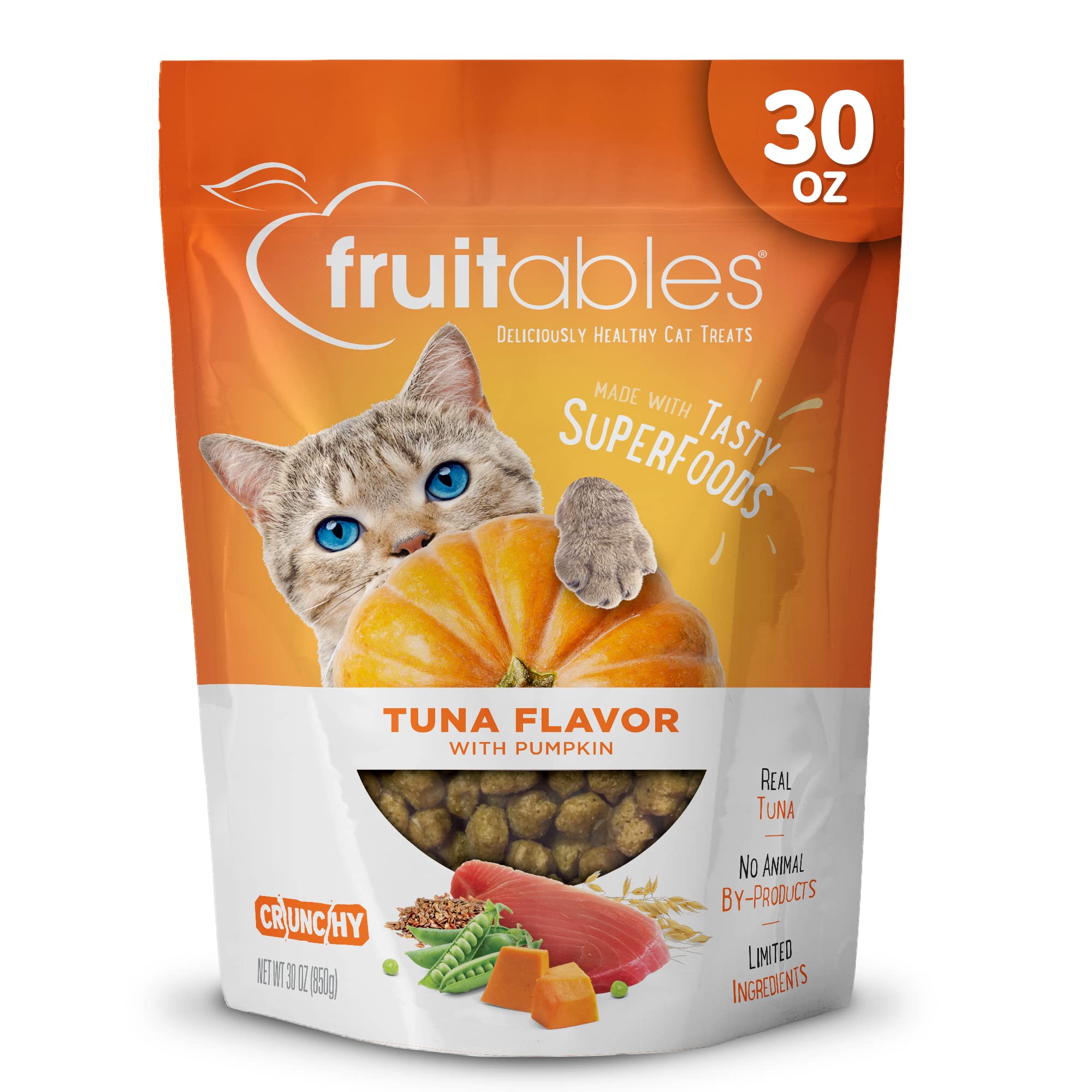 Fruitables Cat Treats – Crunchy Treats for Cats – Healthy Low Calorie ...