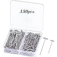Amazon.com: Smilco 150-Pack 2-Inch & 1.5-Inch Nickel-Plated Stainless Steel T-Pins - Corrosion ...