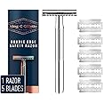 Amazon.com: King C. Gillette Safety Razor with Chrome Plated Handle and ...