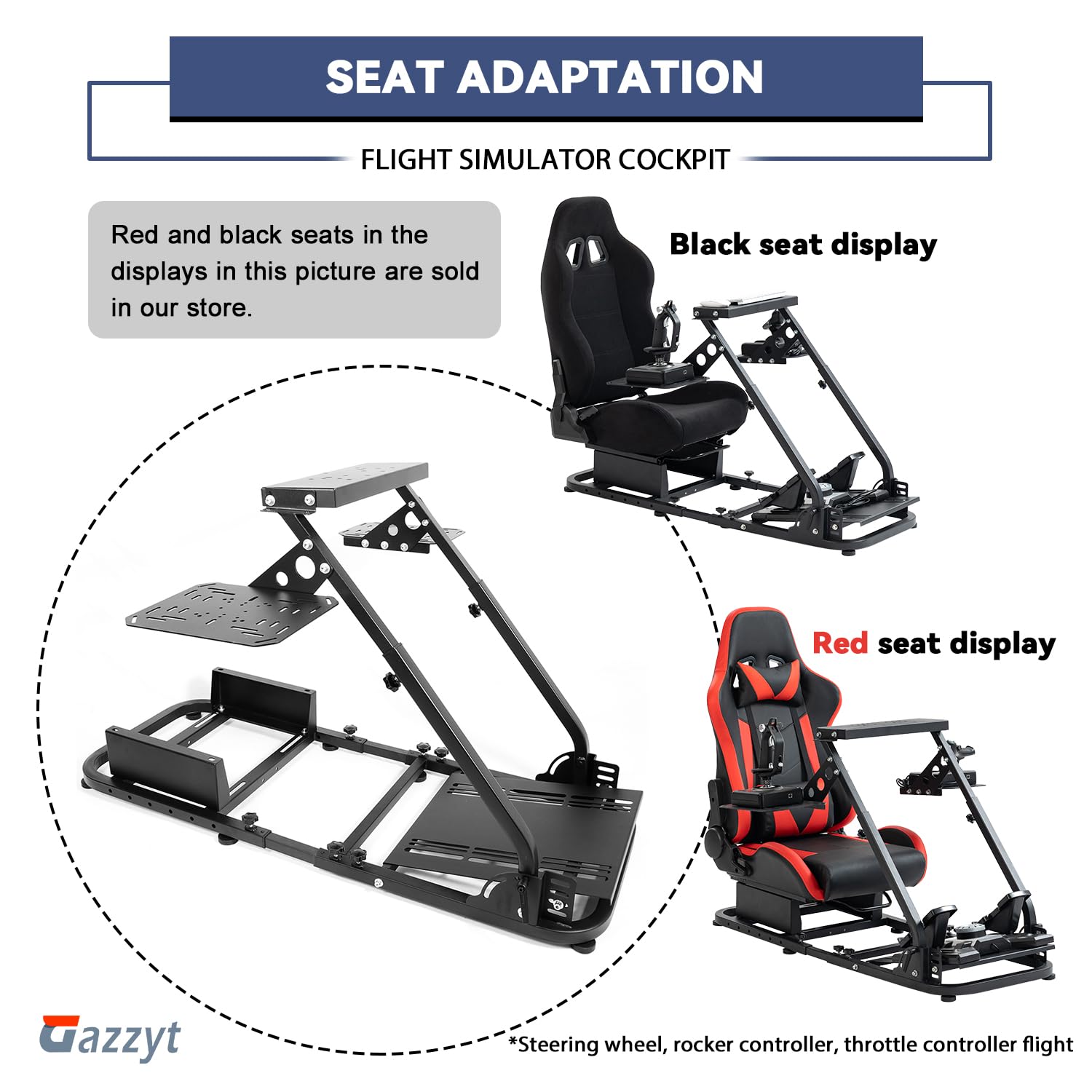 Mua Gazzyt Racing Simulator Cockpit Sim Flight Cockpit Fit for Logitech ...