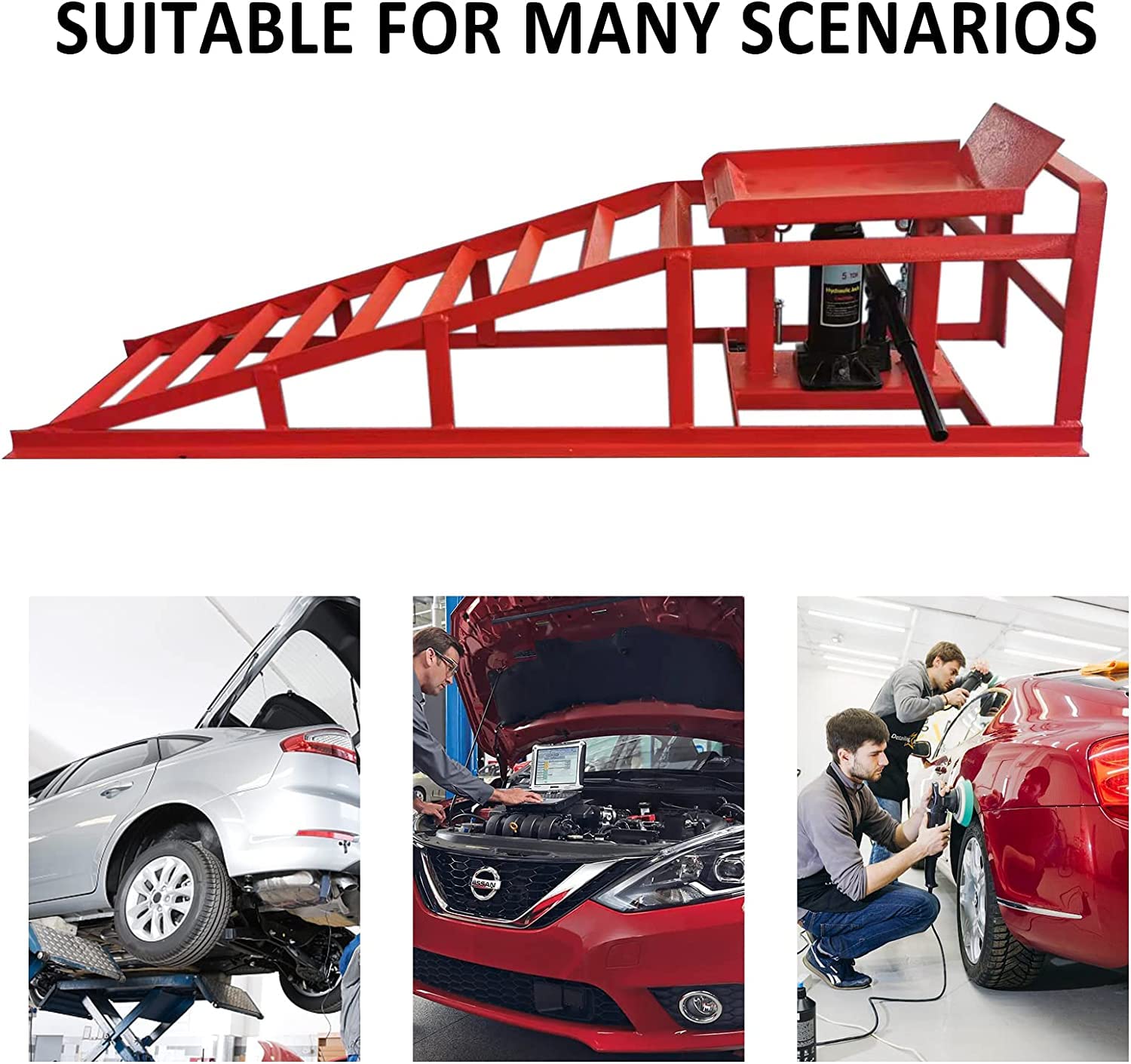 Mua BLVD-LPF OBEY YOUR LUXURY 2 Pack Hydraulic Car Ramps 10000lbs 5T ...