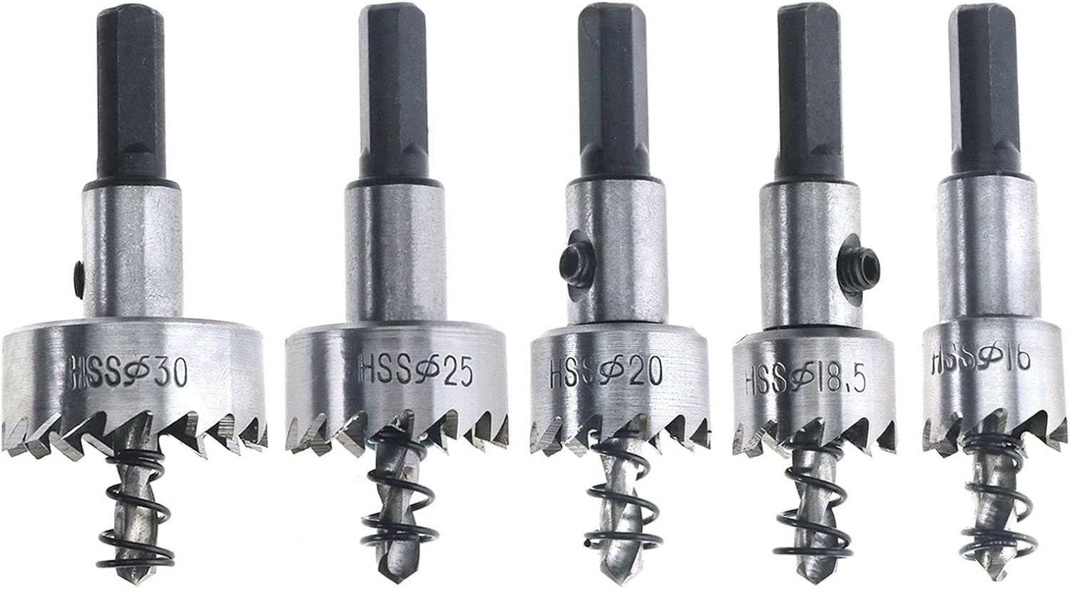 5pcs HSS Bohrer Lochsägen Lochbohrer für Metallbohrer Kronenbohrer 16 ...