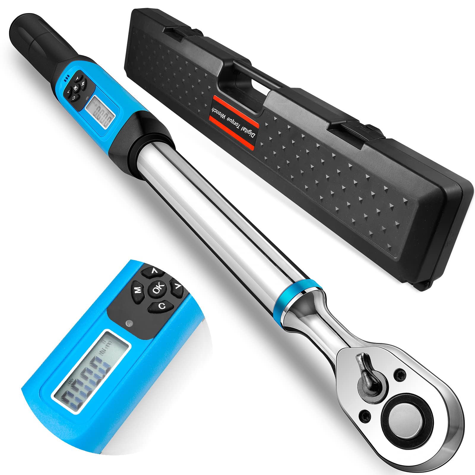 Mua Kitvance Digital Torque Wrench 1/2" Drive,12.5-250 ft.-lb./17-340 N ...