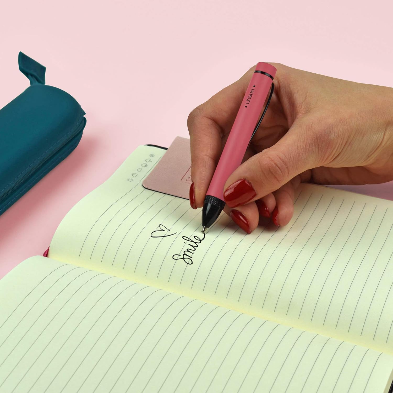 Legami MP0003 Size Matters Mini Ballpoint Pen, Pink – BigaMart