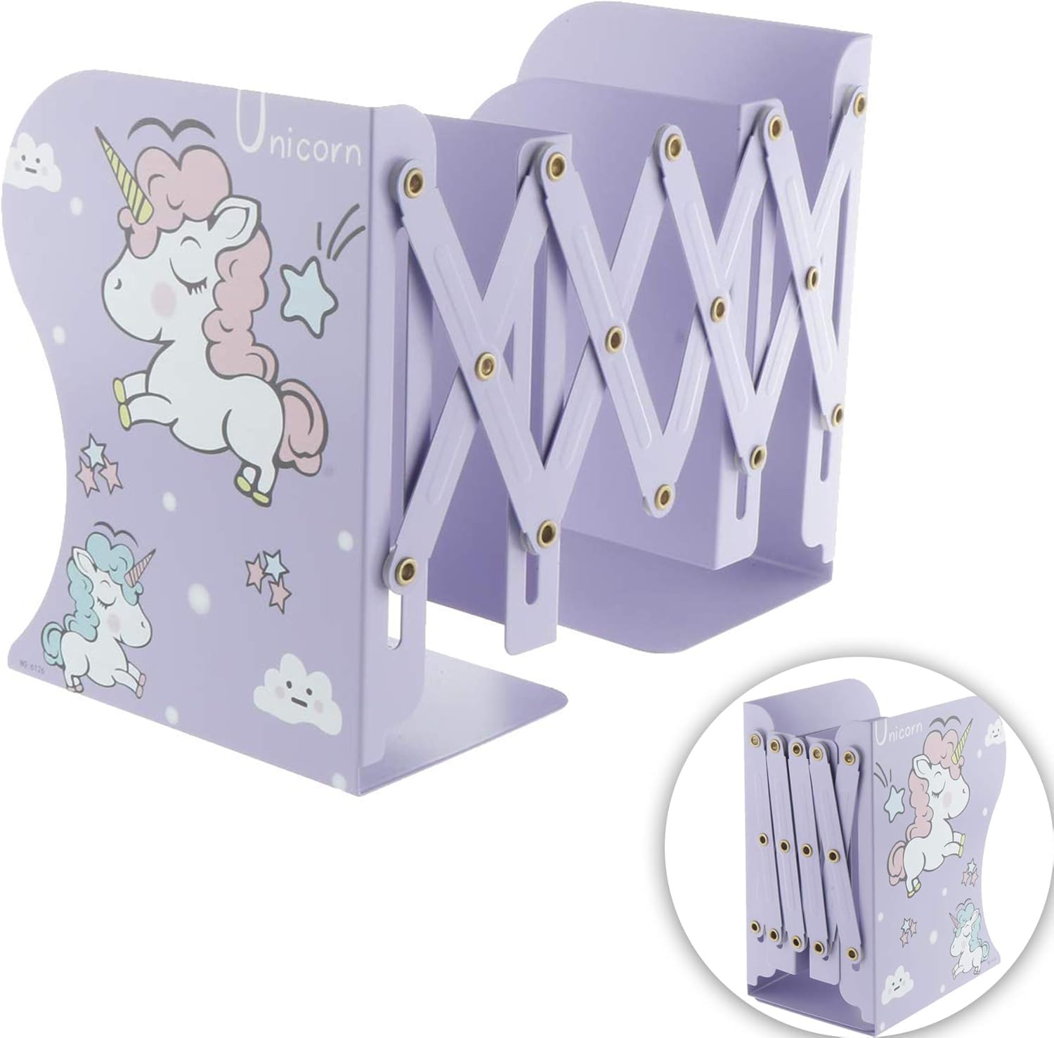 Schneespitze Metal Retractable Bookend,File Holder,Simple Storage ...