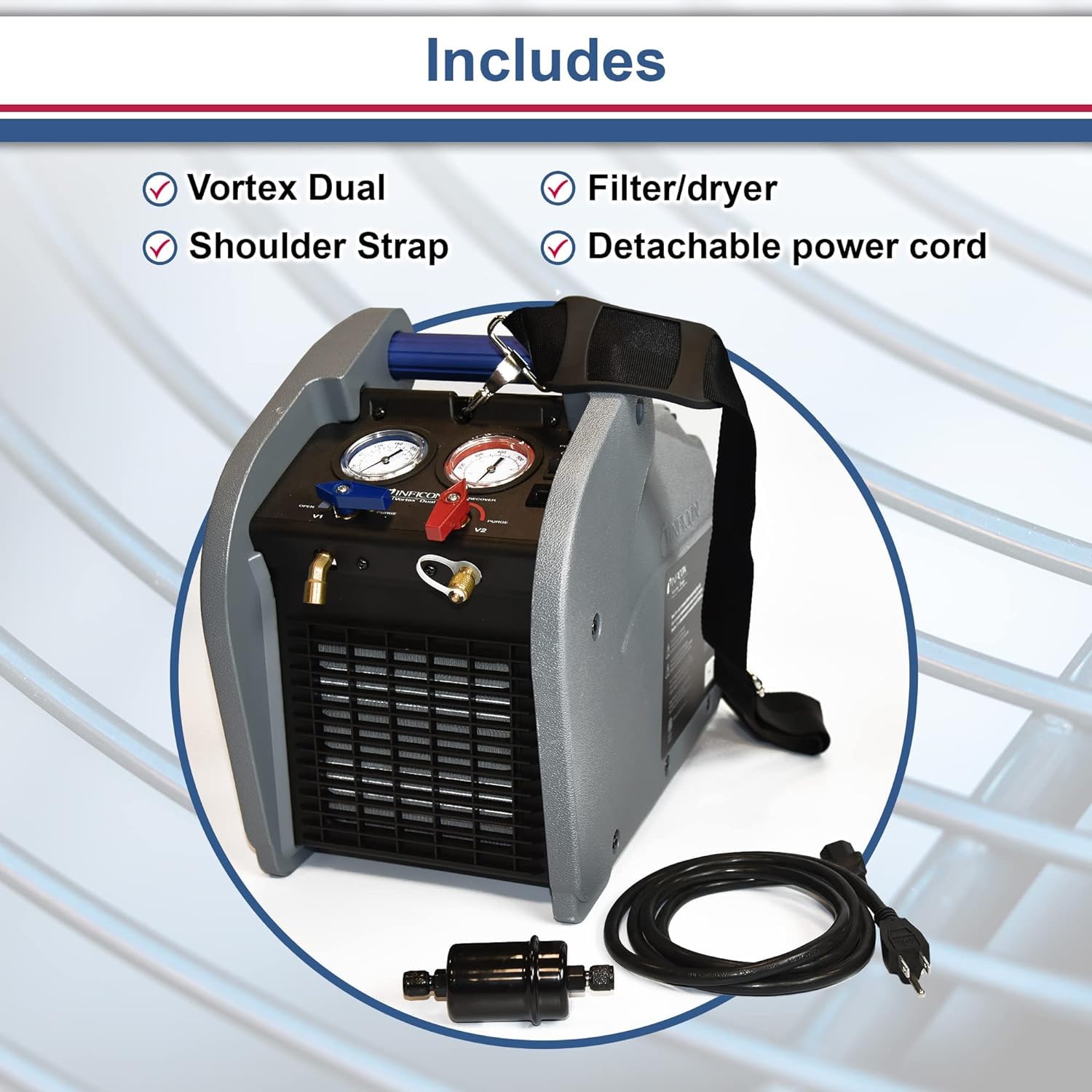 Mua Inficon Vortex Dual, Refrigerant Recovery Machine, 714-202-G1 trên ...