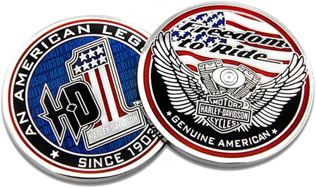 Amazon.com: Harley-Davidson American Legend #1 Challenge Coin, 1.75 in ...