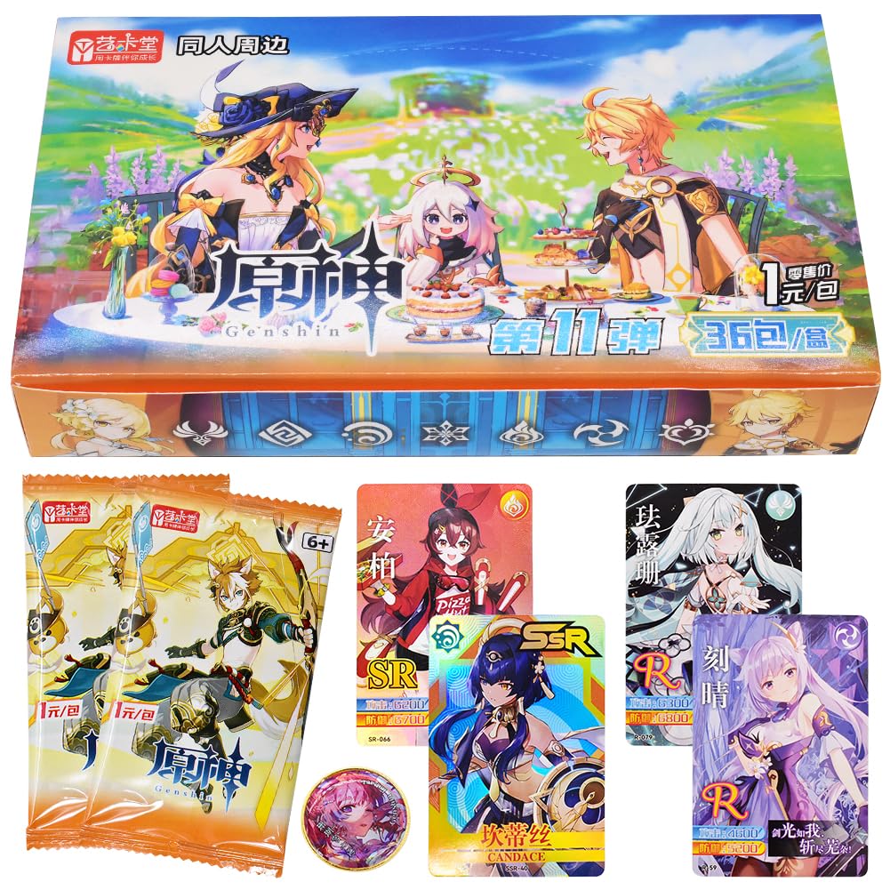Mua IOSCDH Genshin Cards Genshin Impact Card Booster Card Booster Box ...