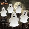 Amazon.com : Solar Halloween Ghost Pathway Lights Decorations, Stake ...