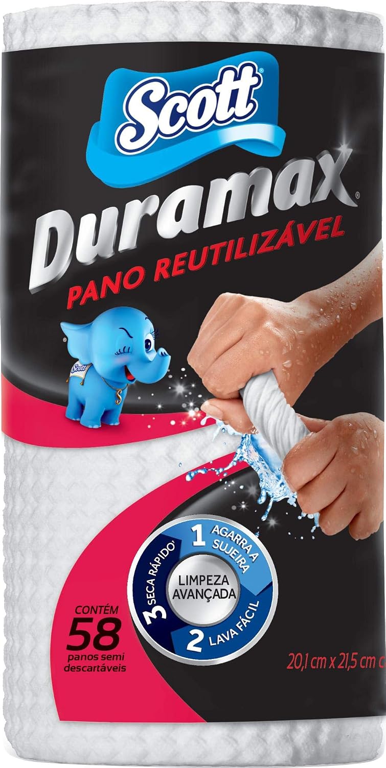 Scott Pano Duramax, Rolo Multiuso, 58 unidades | Amazon.com.br