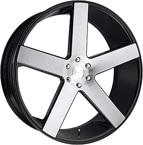 Amazon.com: DUB 22X9.5 6X5.5 Gl-Blk-Brshd 31Mm Gloss Black Brushed ...