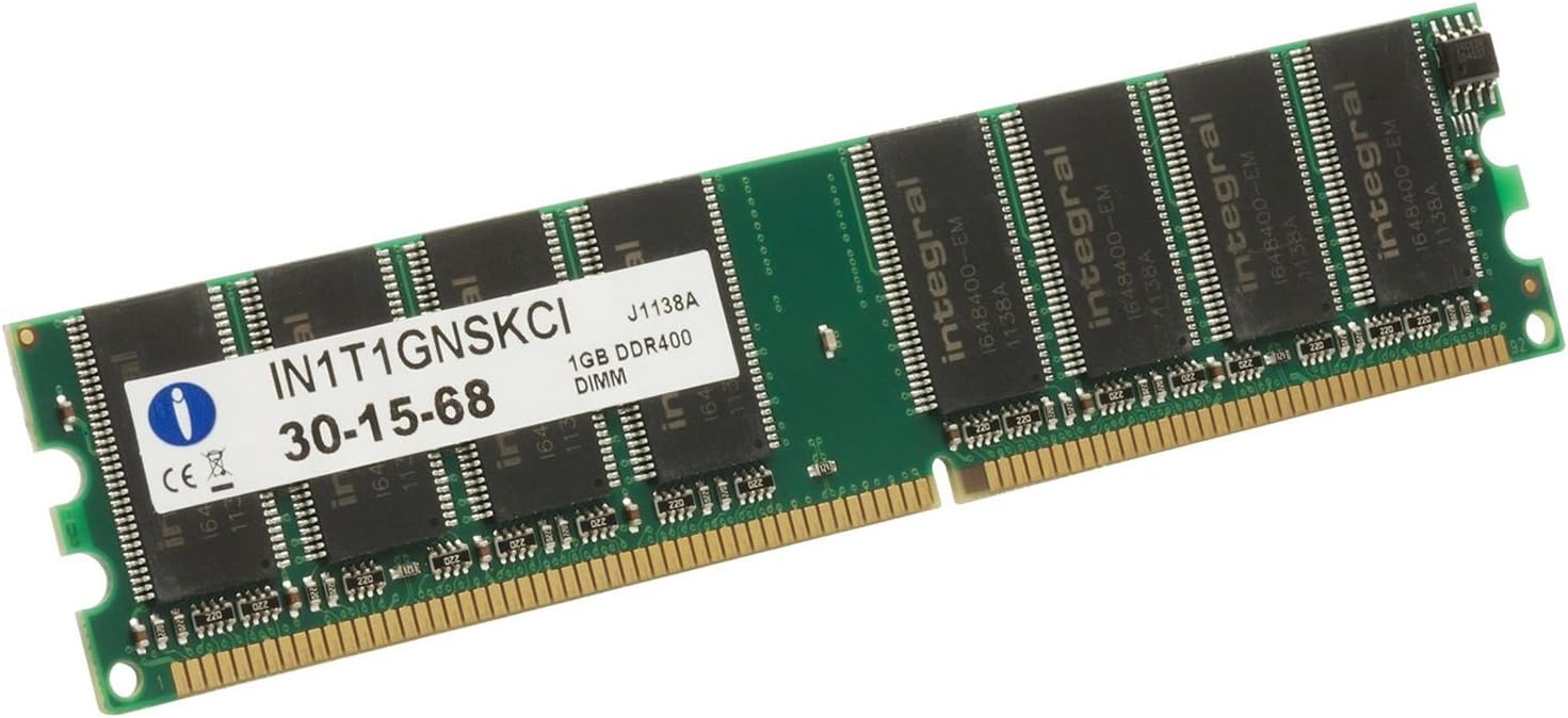 Integral 1GB, DDR, 400MHz, CL3, DIMM módulo de - Memoria (DDR, 400MHz, CL3, DIMM, 1 GB, DDR, 400 ...