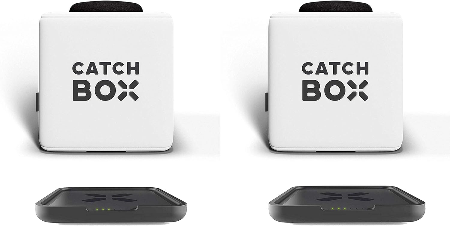 Amazon.com: Catchbox Plus 2 Transmitters Throwable Microphone with ...