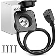 Nilight 15 AMP RV Power Flanged Inlet 125V AC Port Shore Power ...
