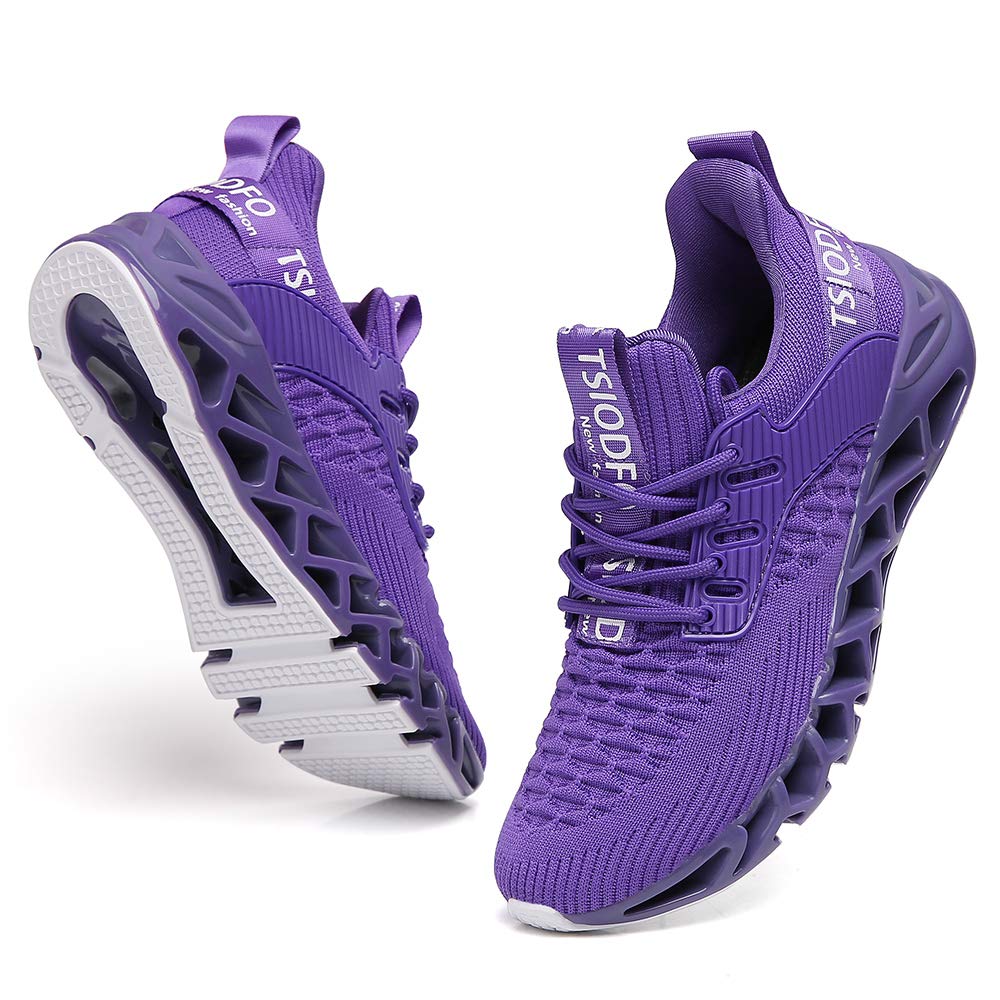 TSIODFO Slip on Sneakers for Women Casual Sport Running Shoes Athletic ...