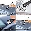 Bingfu Universal Car Roof Mount Antenna Mast 6.3 inch Car Vehicle FM AM ...