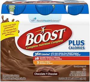 BOOST Plus Calories Chocolate, 6x237ml (Pack of 6) : Amazon.ca: Health ...