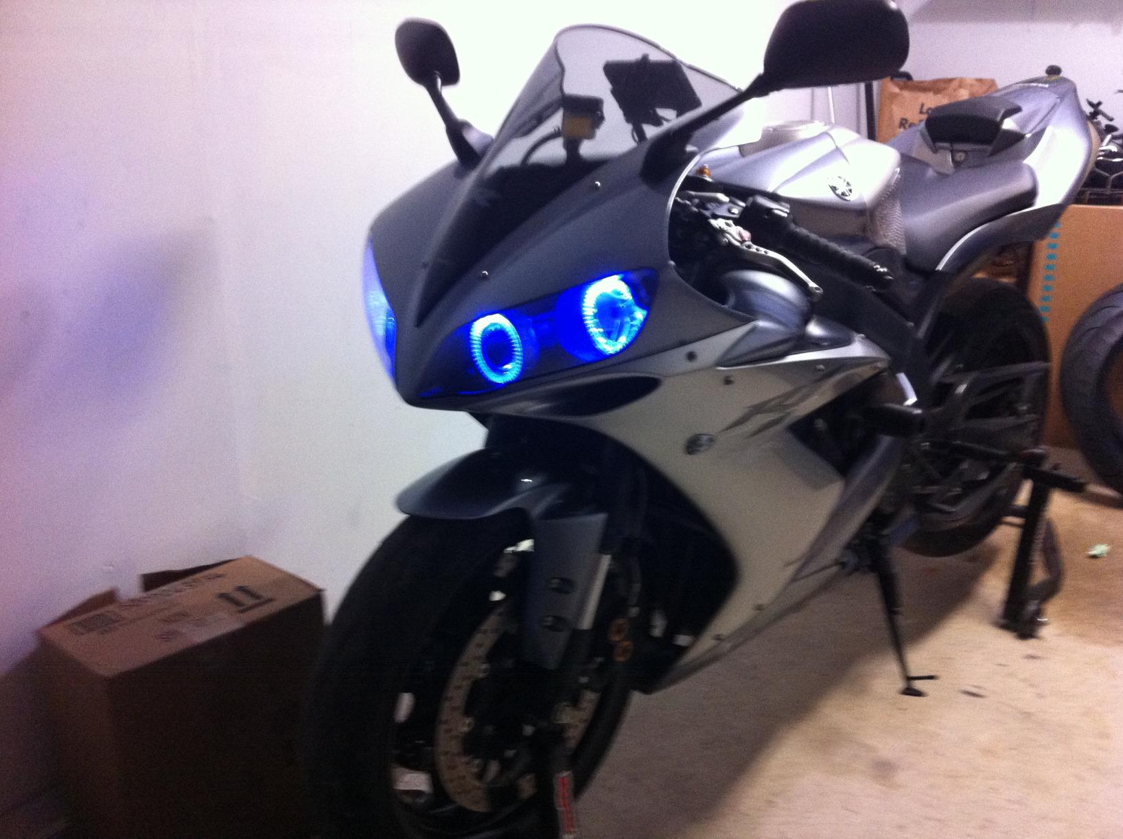 $18/mo - Finance CCFL Demon Halo Angel Eyes Headlight Kit for Yamaha ...
