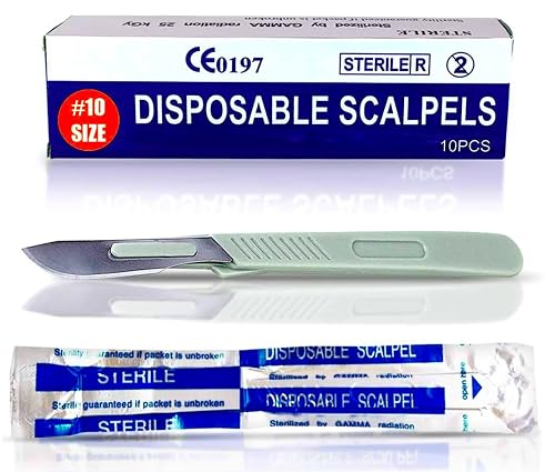 Scalpels, Surgical Handles Disposable Scalpels, Sterile, No. 24, Box Of ...