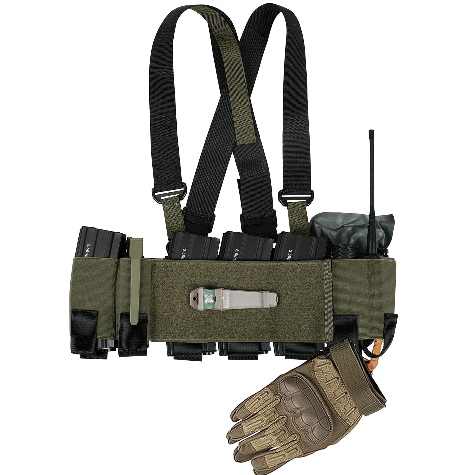 CASONMMAX Low-Vis Tactical Chest Fixation Device,Lightweight Elastic ...