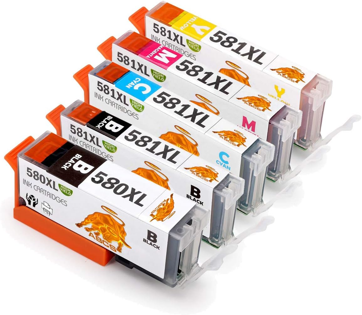 AA+inks Compatible Canon PGI-580XL CLI-581XL Ink Cartridges for Canon ...