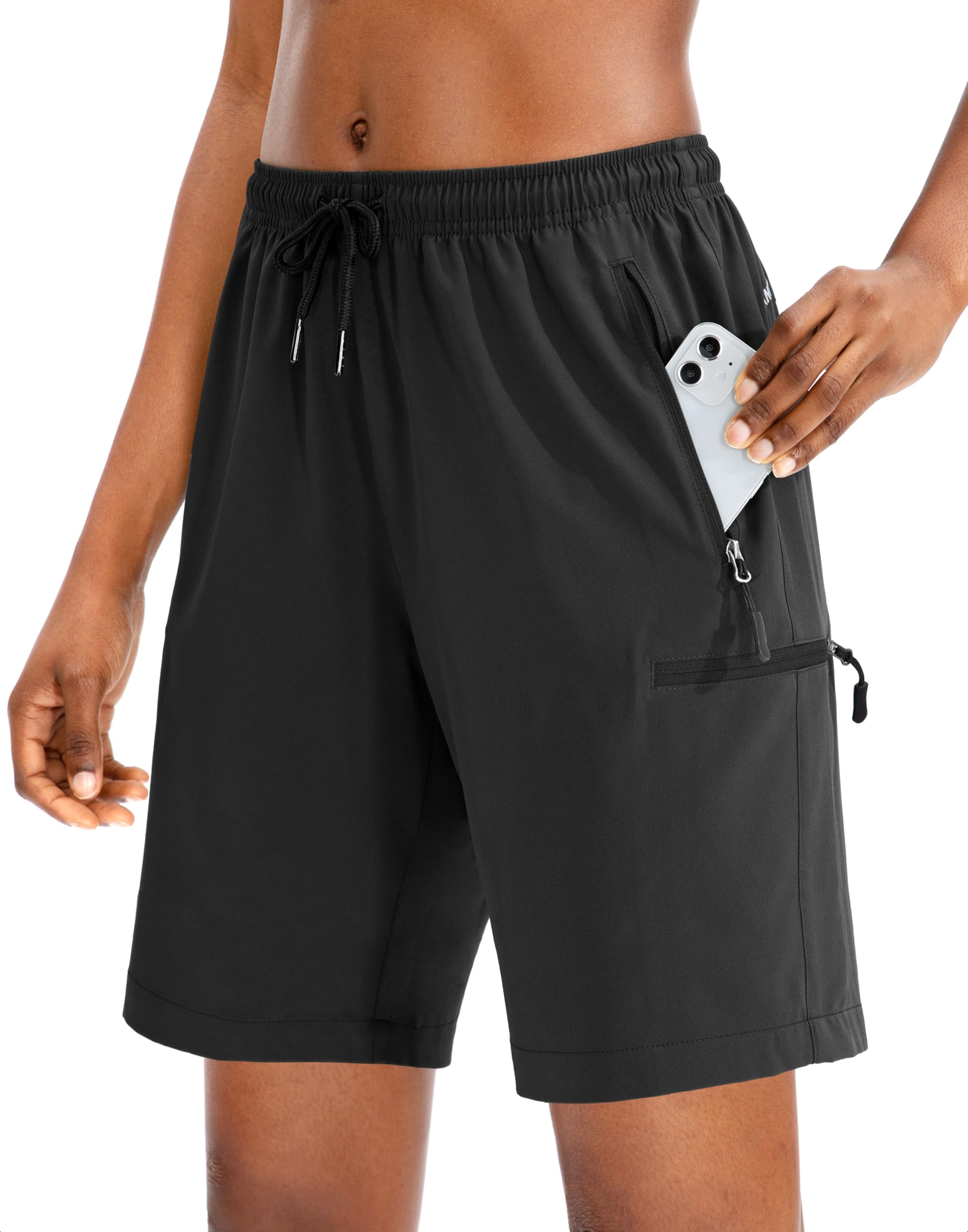 SANTINY Women's 5''/ 7''/9'' Hiking Cargo Shorts Quick Dry Lightweight ...
