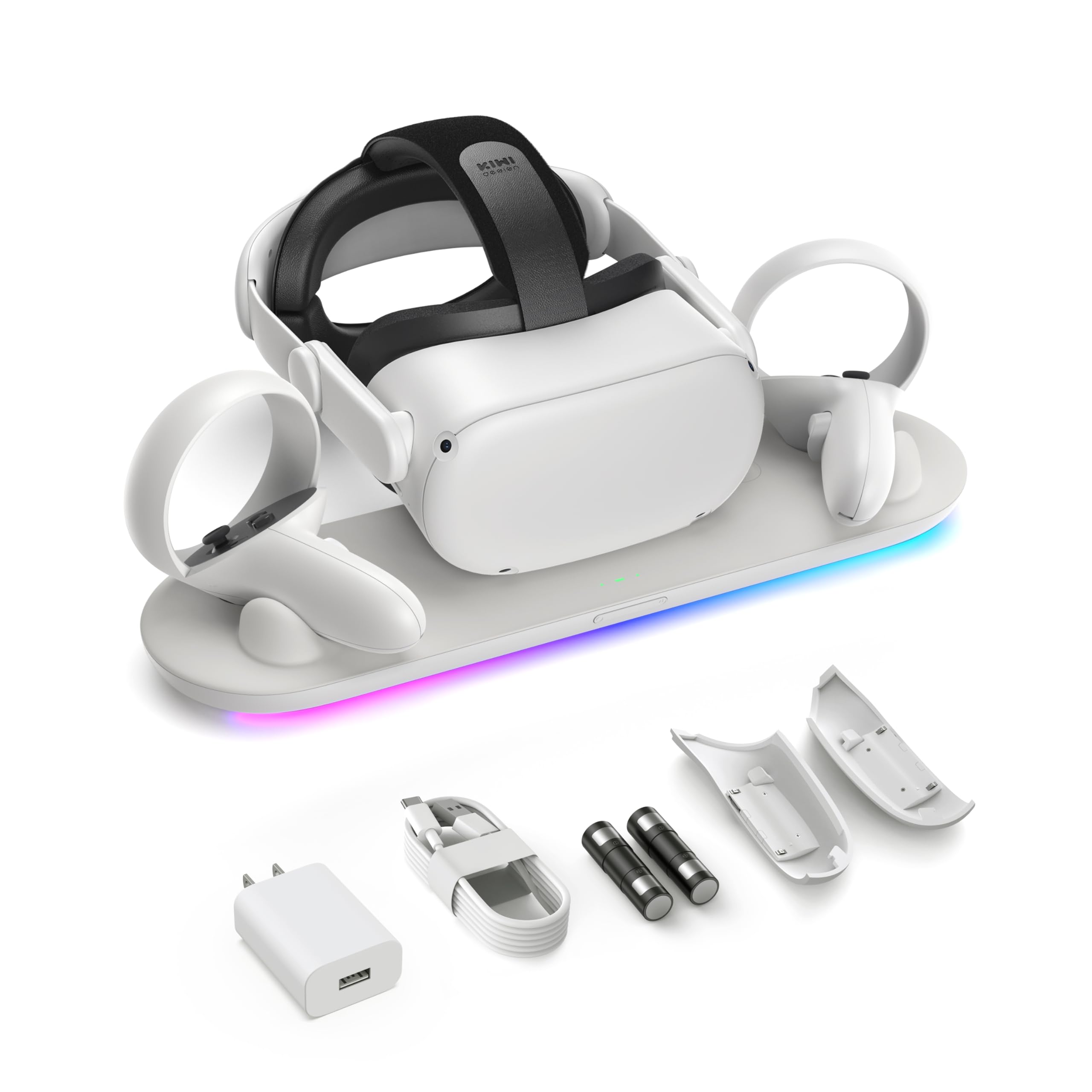 KIWI design Charging Dock for Oculus Quest 2, Magnetic Charging Station ...