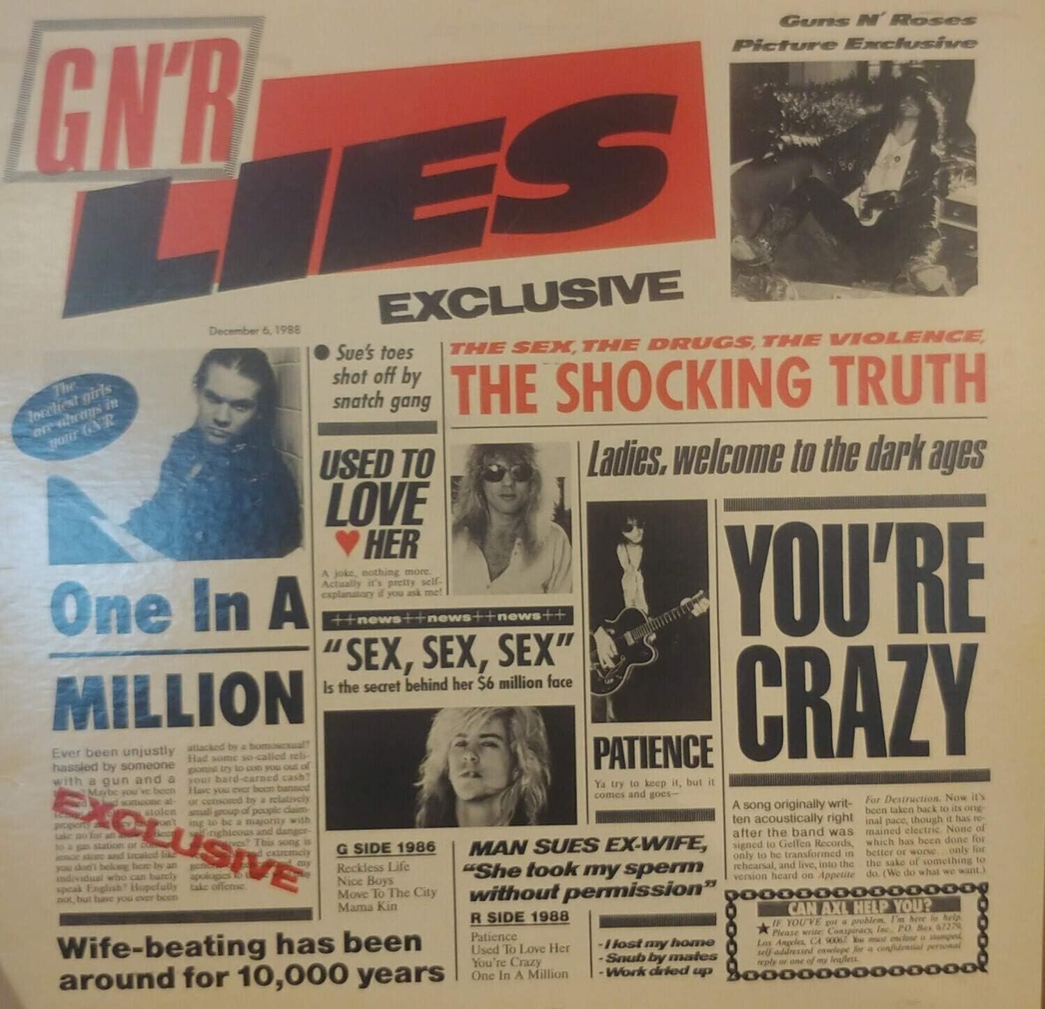 G'n'r Lies [VINYL]: Amazon.co.uk: Music