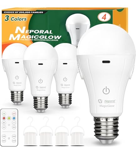 6 Light Fixtures Battery Backup LED Emergency Lights With Battery