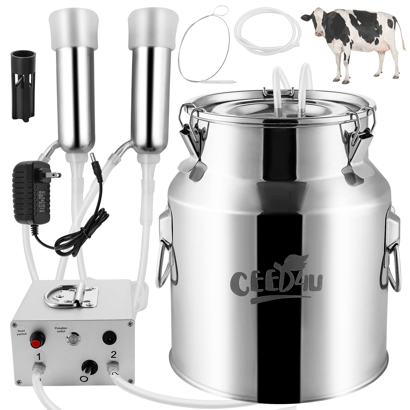 Mua CEED4U 14L Cow Milking Machine, Portable Pulsation Vacuum Pump ...