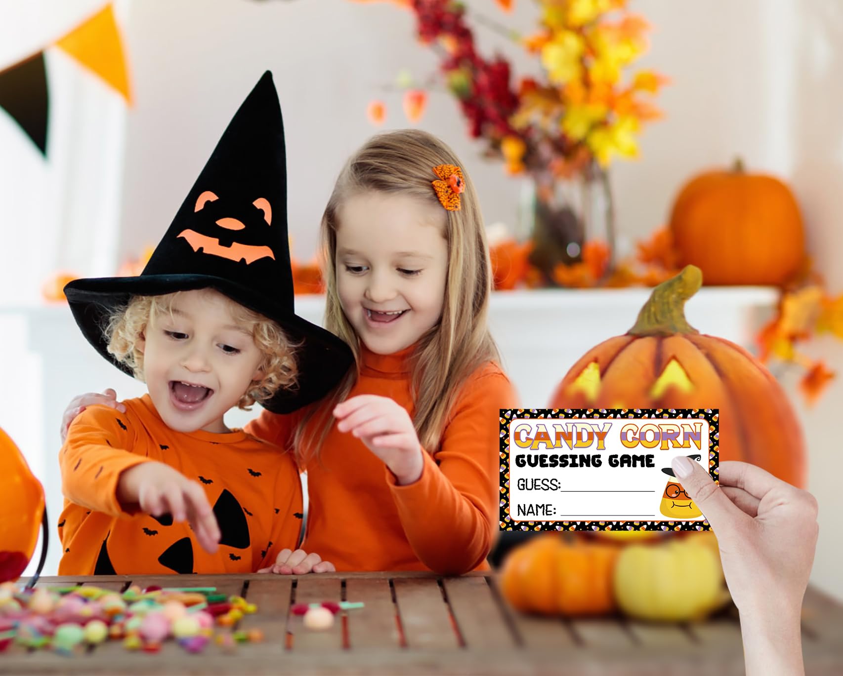 Mua Halloween Guess How Many Candies Game,50 Candies Guessing Game ...