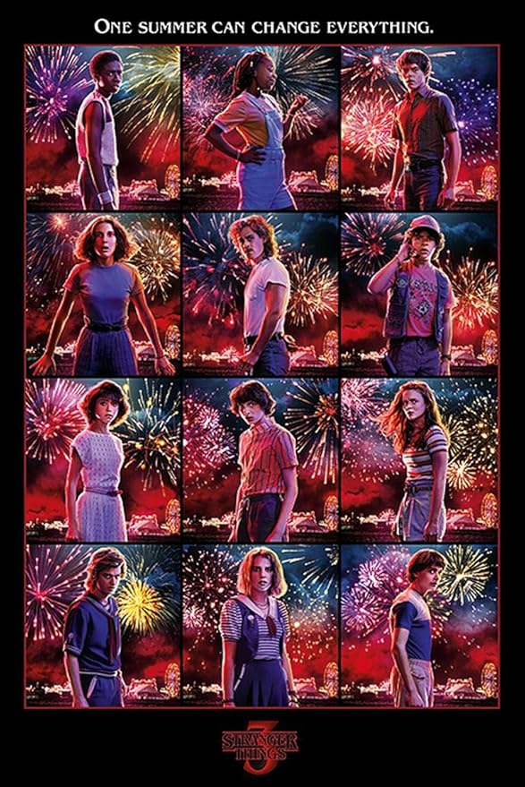 Stranger Things Poster Season 3 Collage (61cm x 91,5cm) + plus fabulous ...